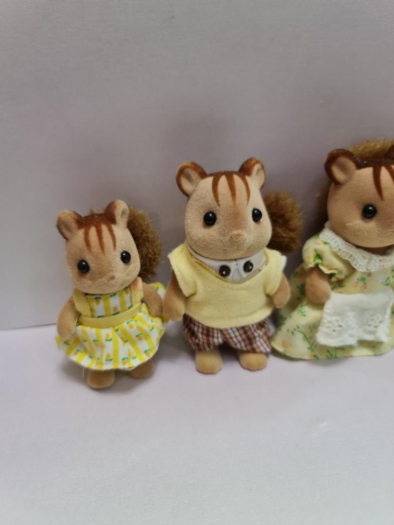Sylvanian Families Squirrels Family Figurines, Hobbies & Toys, Toys ...