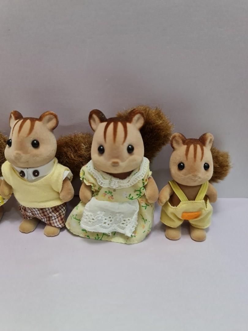 Sylvanian Families Squirrels Family Figurines, Hobbies & Toys, Toys ...
