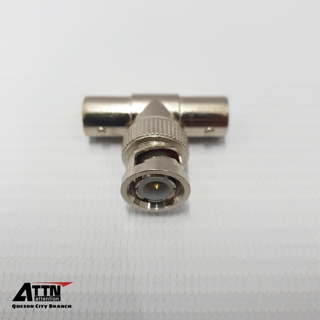 T-Connector 1Male to 2Females, Furniture & Home Living, Security ...