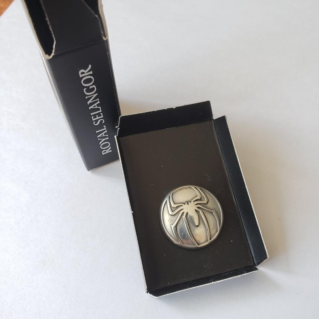 Royal Selangor Hand Finished Marvel Collection Pewter Spider-Man Lapel ...