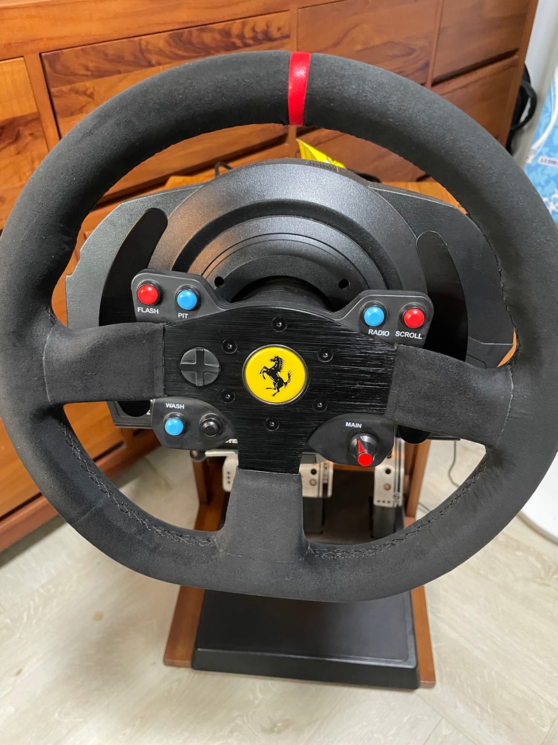 Thrustmaster T300 Ferrari Alcantara edition, Video Gaming, Gaming ...