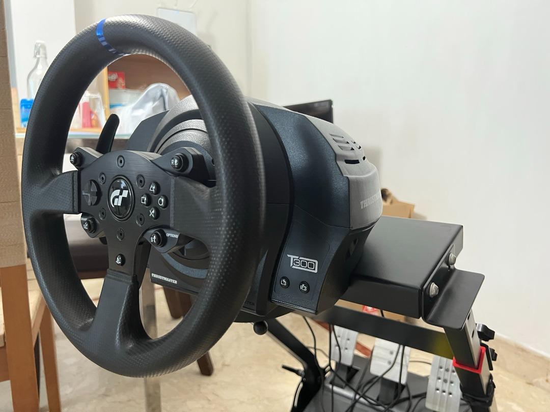 Thrustmaster T300 RS GT Wheel + TH8A Shifter + S5 Wheelstand, Video ...