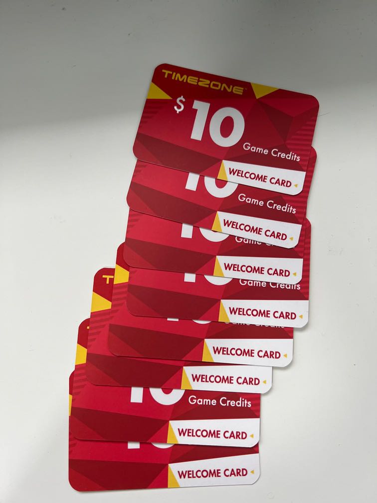 Timezone $10 game credits, Tickets & Vouchers, Vouchers on Carousell