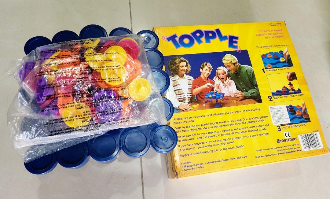 Topple game, Hobbies & Toys, Toys & Games on Carousell