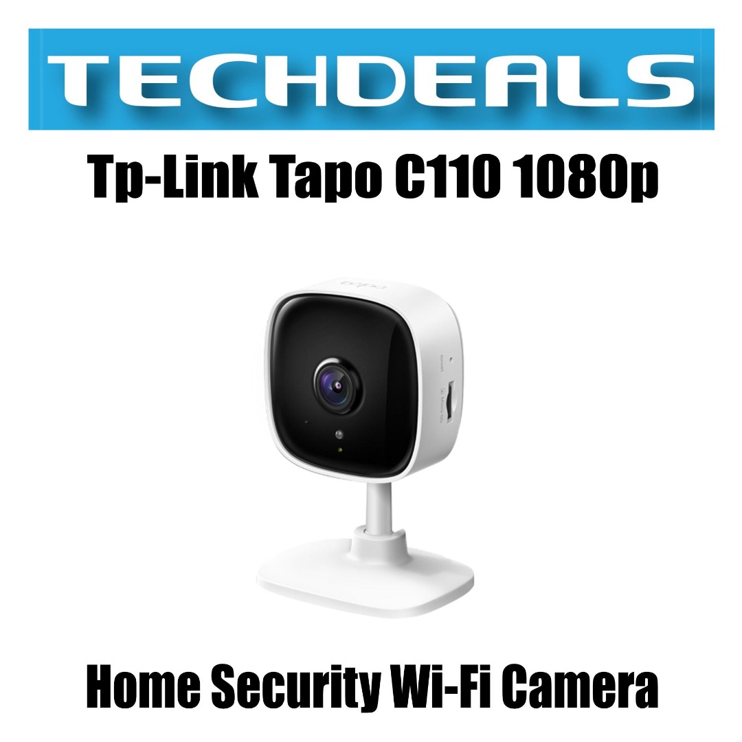 Tp-Link Tapo C110 1080p Home Security Wi-Fi Camera, Furniture & Home ...