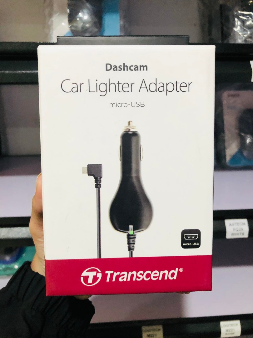 Transcend Dashcam Car Lighter Adapter Micro USB TS-DPL2, Car Parts ...