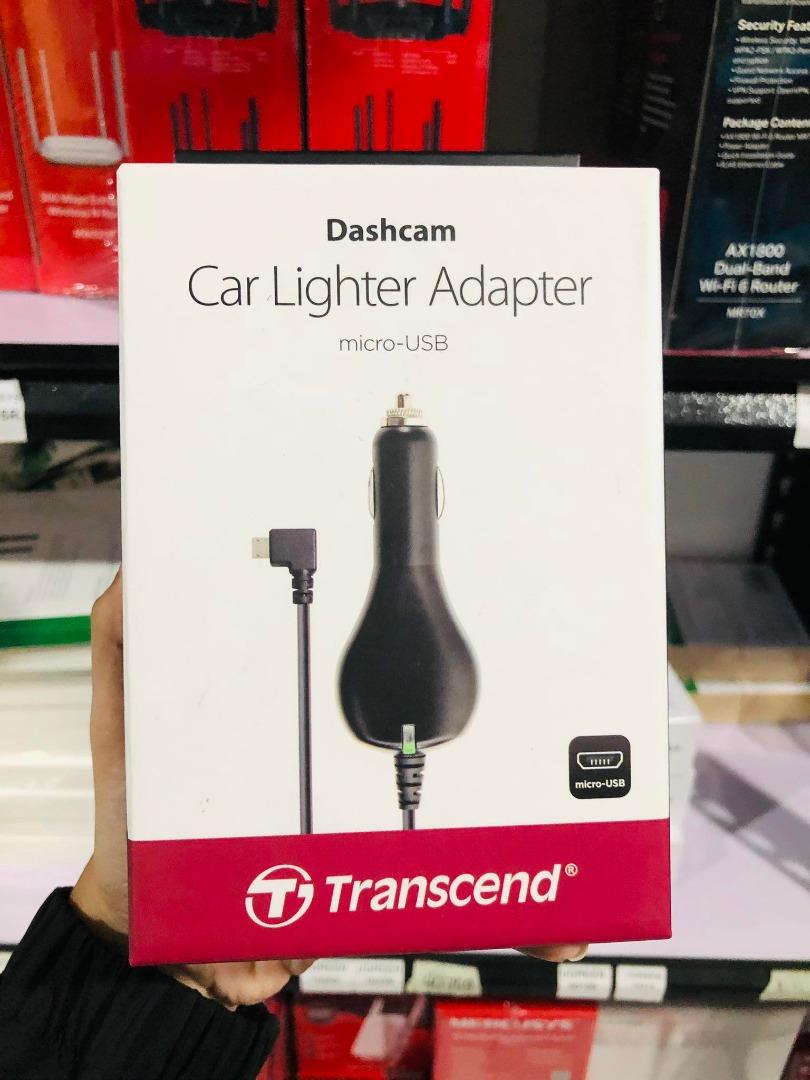 Transcend Dashcam Car Lighter Adapter Micro USB TS-DPL2, Car Parts ...