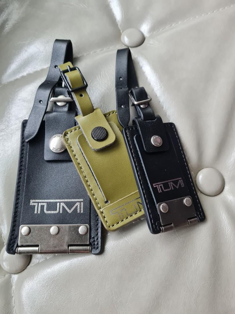 Tumi leather tag metal hinge, Hobbies & Toys, Travel, Travel Essentials ...