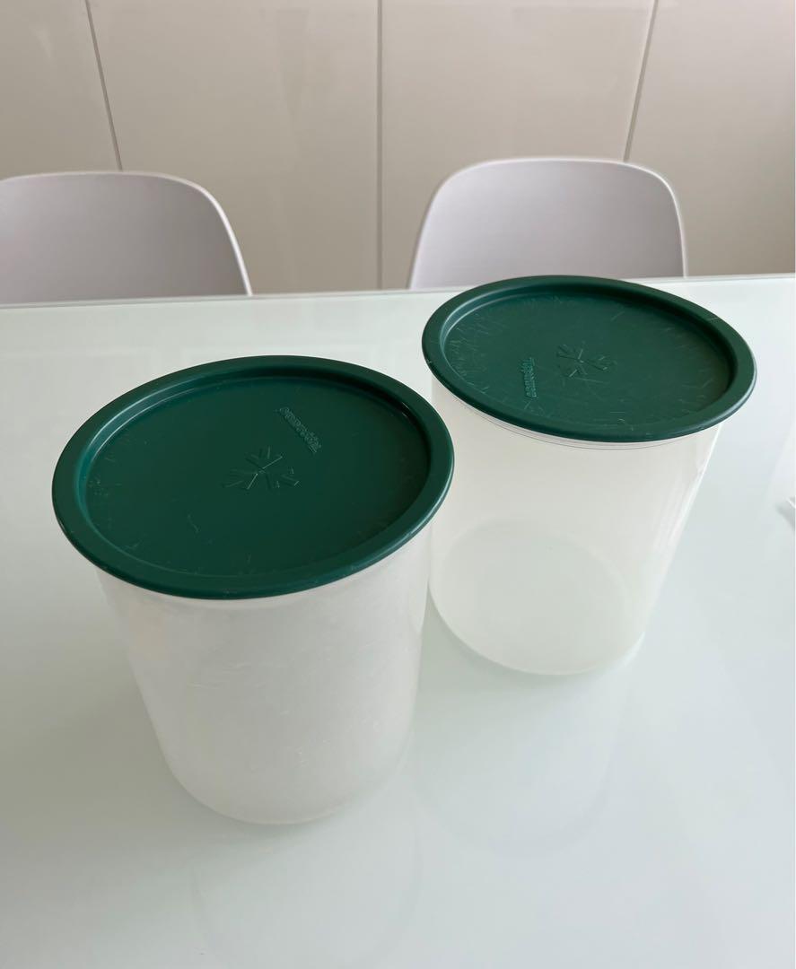 Tupperware One Touch Topper / Canister, Furniture & Home Living, Kitchenware & Tableware, Food ...