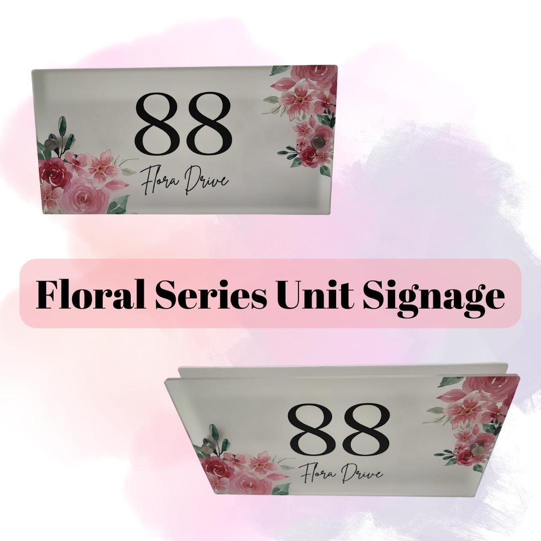 Unit Number Signage / Home Signage / Home Unit Sign/ Customised Door ...