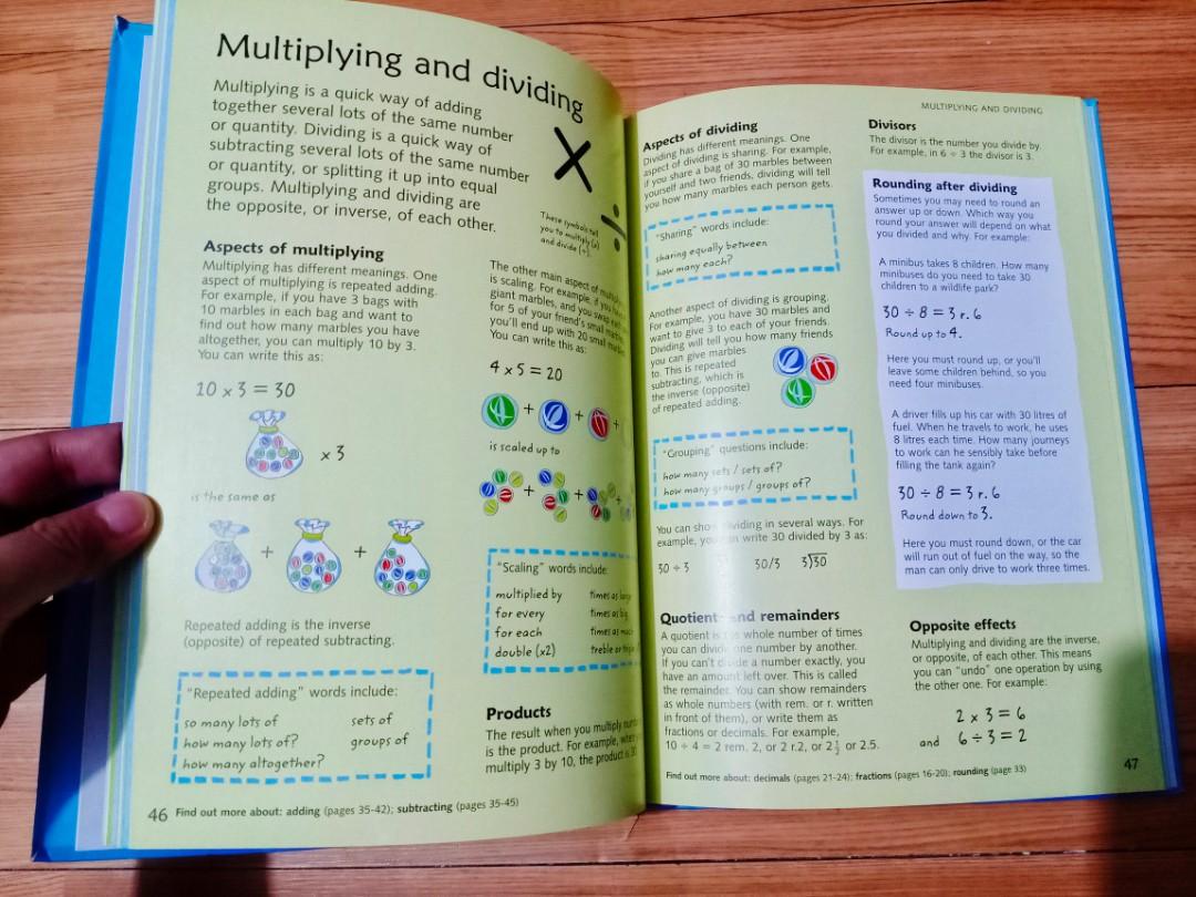 Usborne Junior Illustrated Maths Dictionary, Hobbies & Toys, Books ...