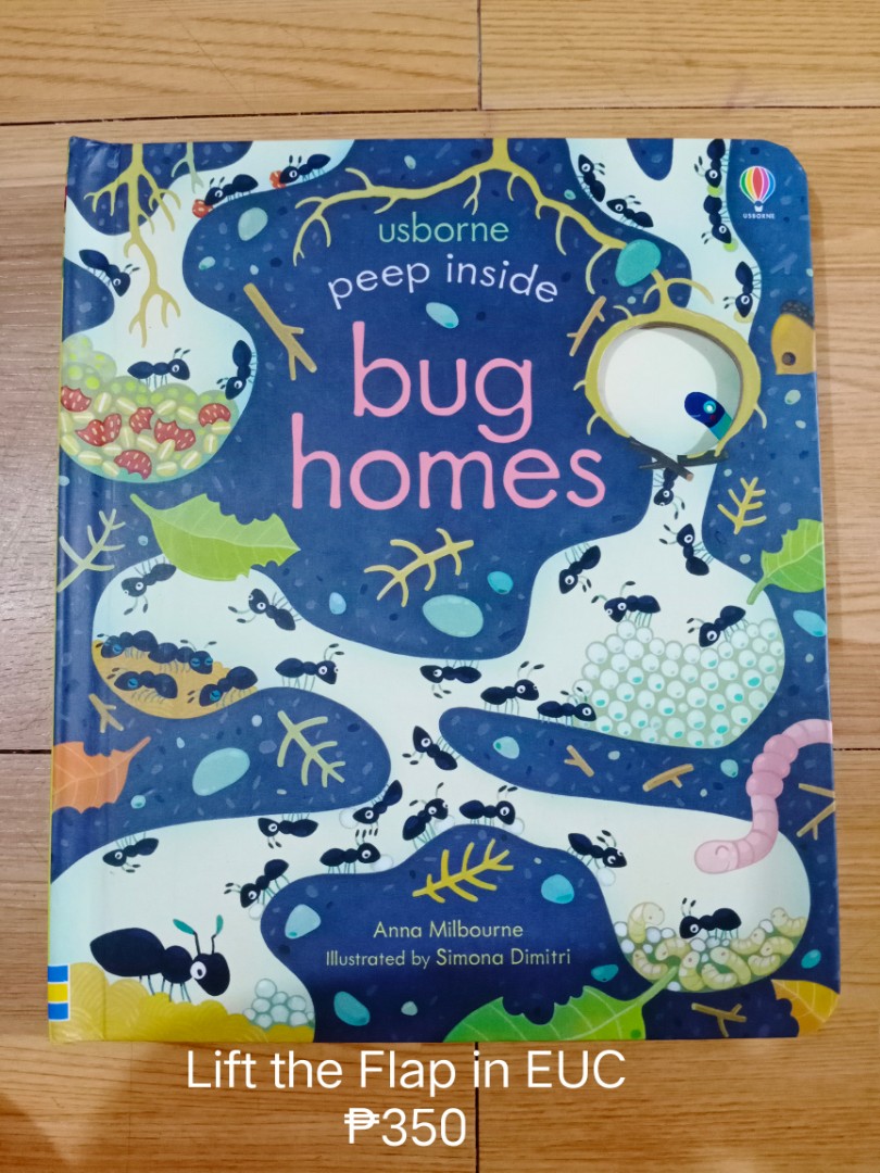Usborne Peep Inside Bug Homes Lift the Flap, Hobbies & Toys, Books & Magazines, Children's Books ...