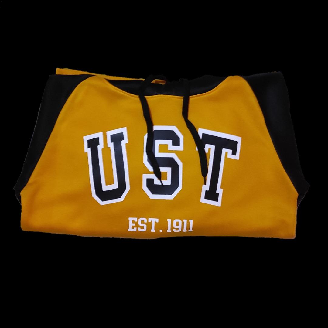 UST Yellow-Black Hoodie for Men and Women, Men's Fashion, Coats ...