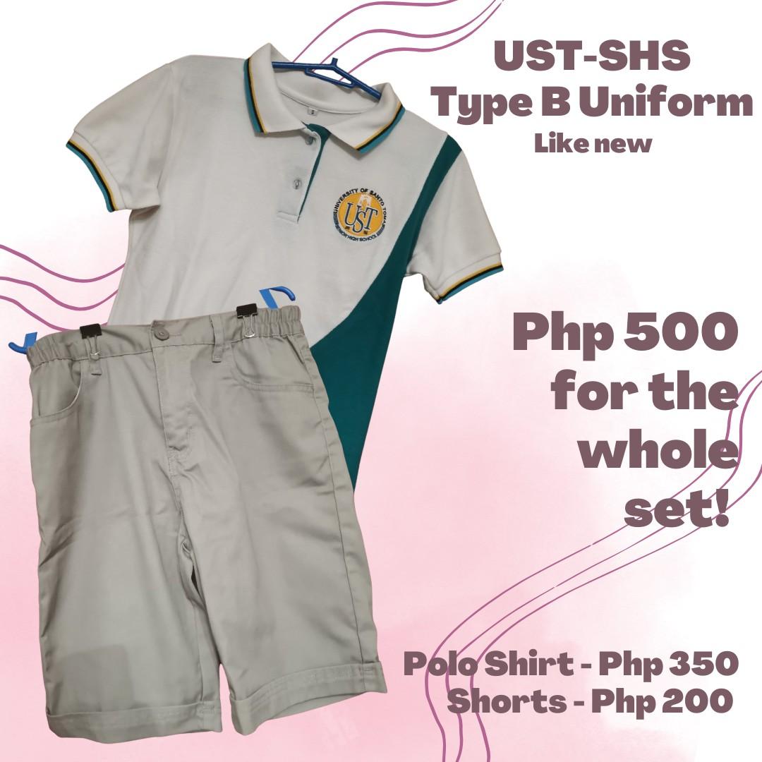 UST-SHS Type B Uniform, Women's Fashion, Tops, Shirts on Carousell