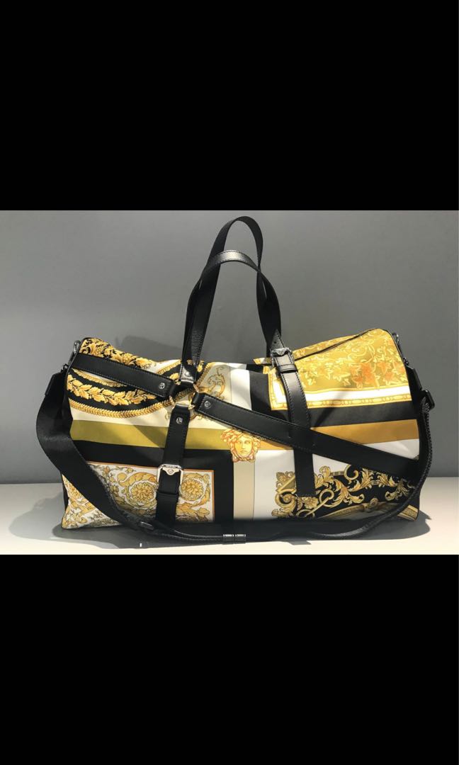 Versace Duffle Bag, Luxury, Bags & Wallets on Carousell