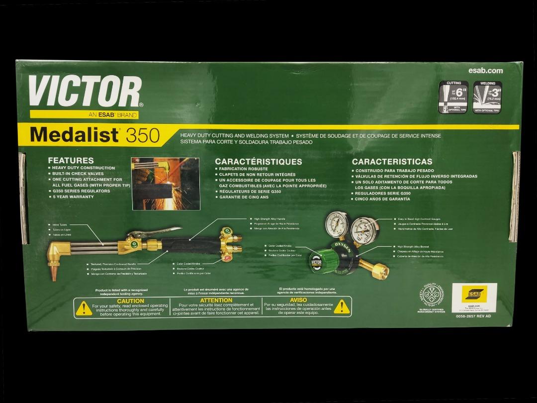 Victor Medalist 350 Welding & Cutting Outfit, Commercial & Industrial ...