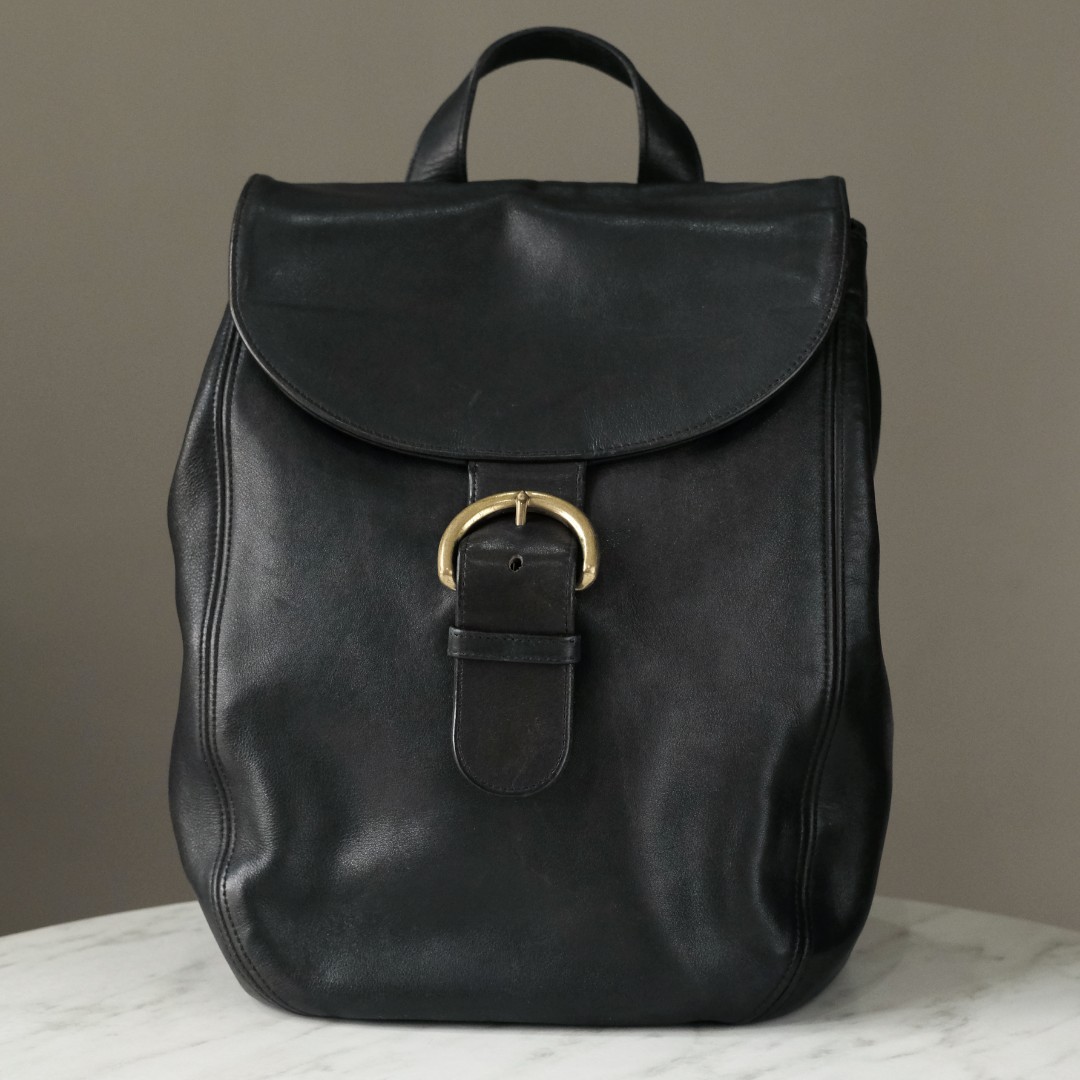 Vintage Coach backpack leather bag, Women's Fashion, Bags & Wallets ...