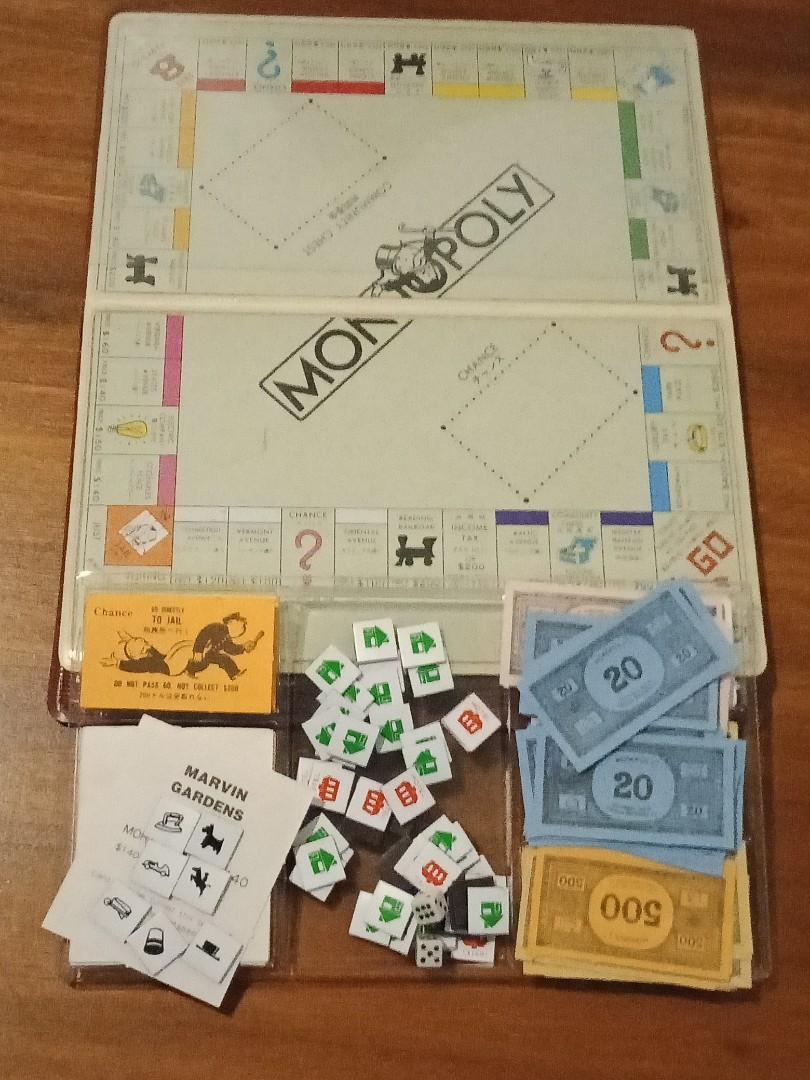 Vintage Pocket Monopoly, Hobbies & Toys, Toys & Games on Carousell