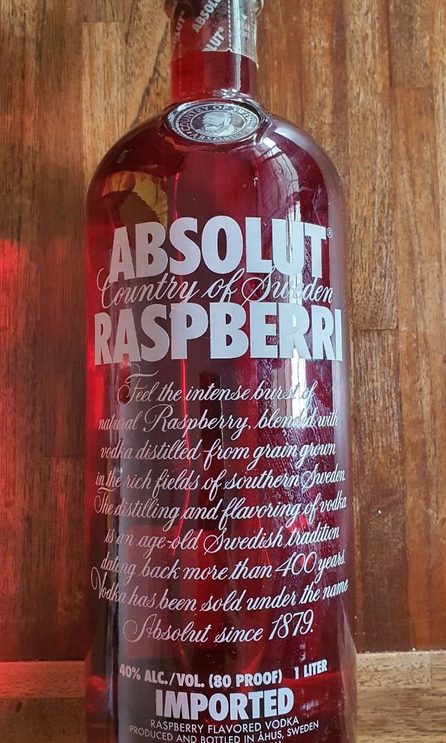 Vodka Raspberry 1L, Food & Drinks, Beverages on Carousell