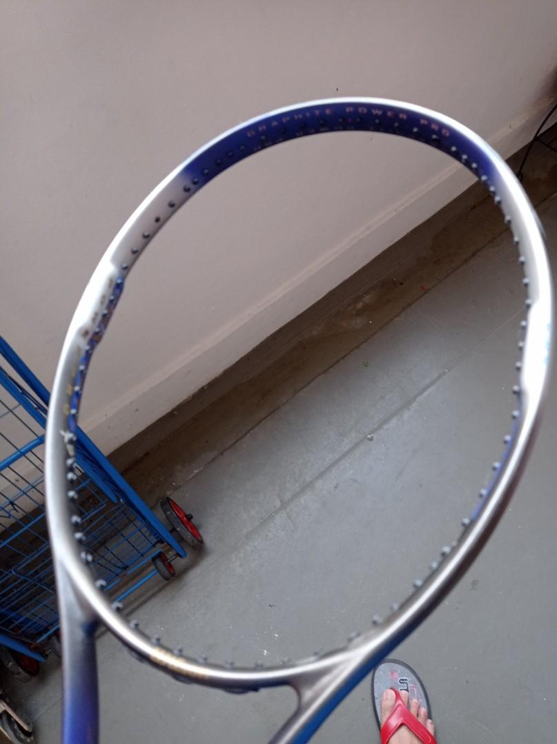 Wilson powerpro graphite tennis racket, Food & Drinks, Beverages on ...