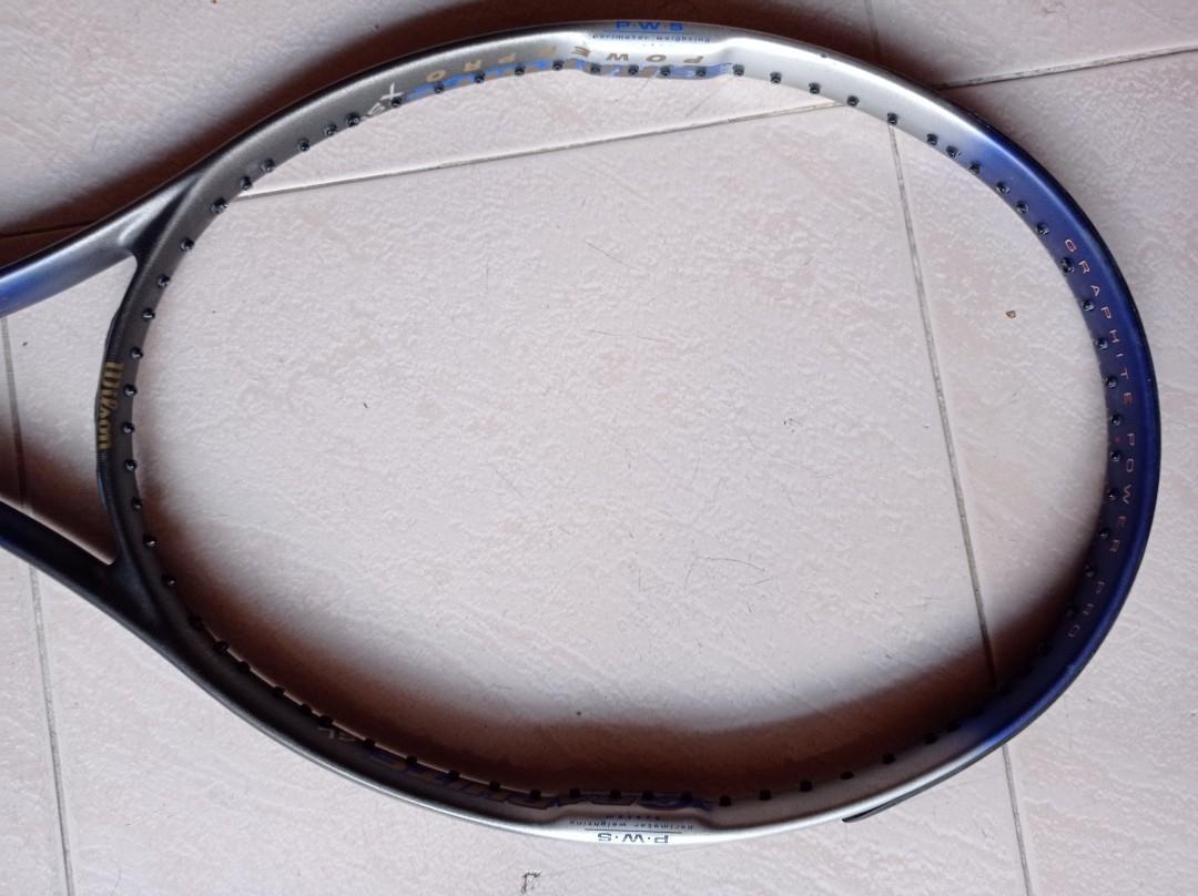 Wilson powerpro graphite tennis racket, Food & Drinks, Beverages on ...