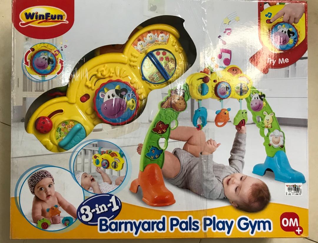 WINFUN Barnyard Pals Gym, Babies & Kids, Infant Playtime on Carousell