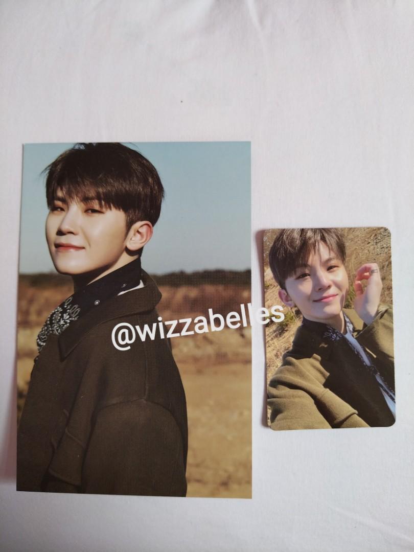 WOOZI FACE THE SUN PATH PHOTOCARD AND POST CARD, Hobbies & Toys ...