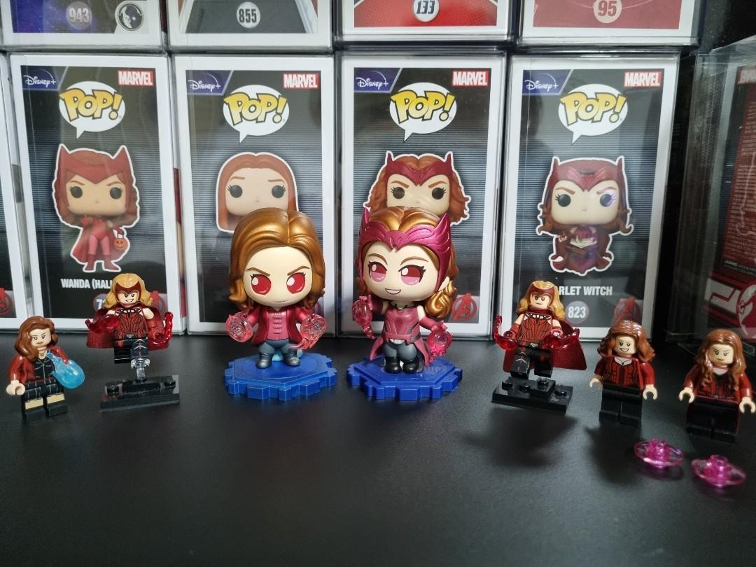 WTS scarlet witch wanda maximoff Funko Pop lego minifigure, Hobbies ...