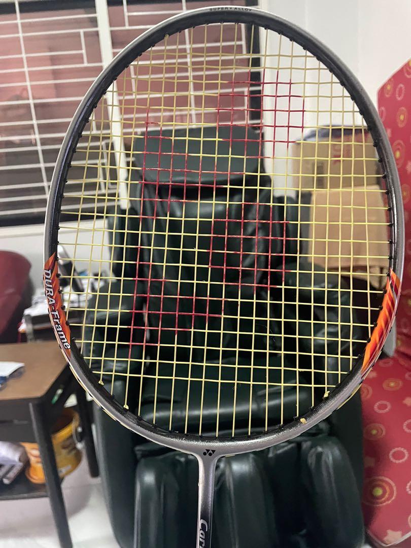 Yonex carbonex 7010 used, Sports Equipment, Sports & Games, Racket and ...