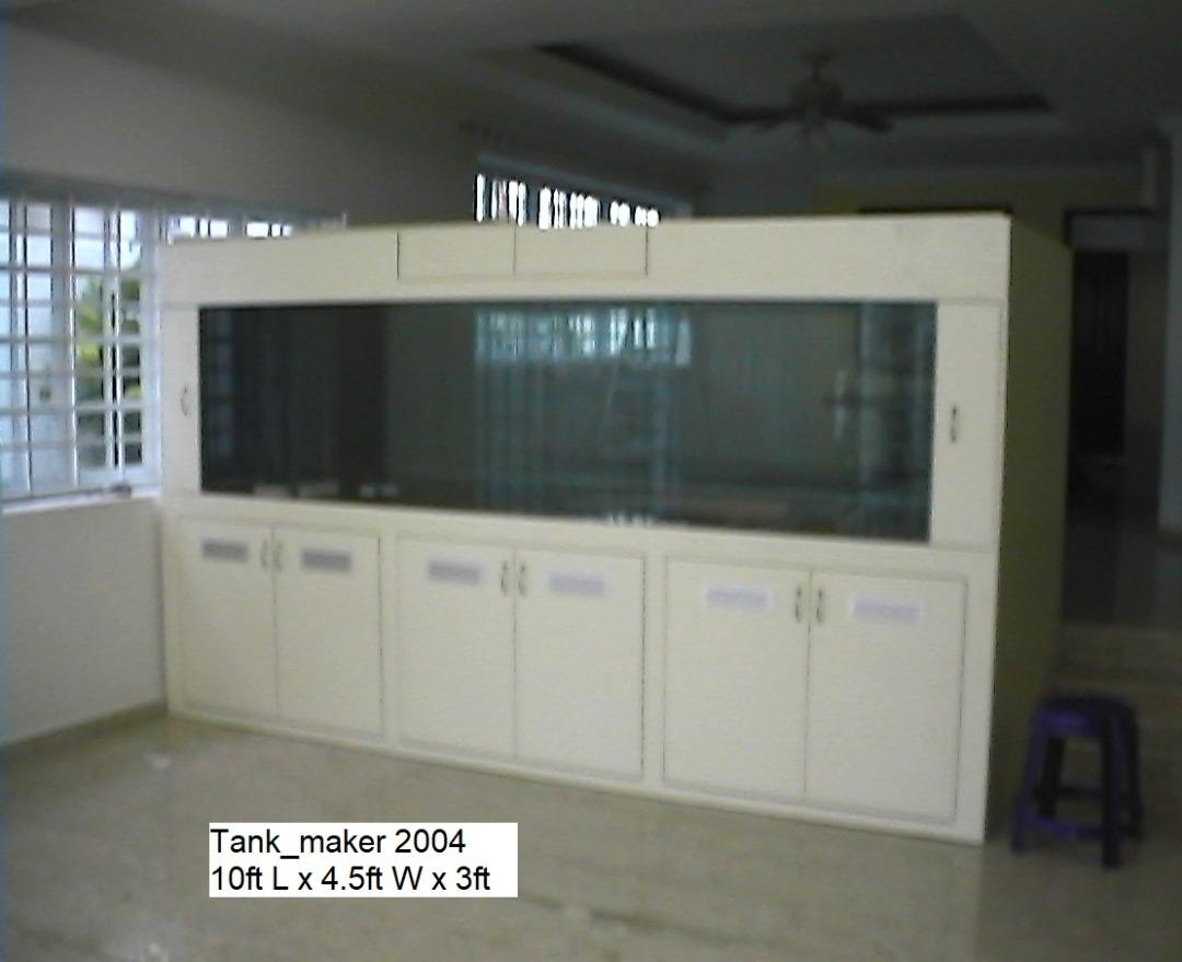 10ft Cabinet Fish Tank (Plug & Play Aquarium with dual Sump), Pet ...