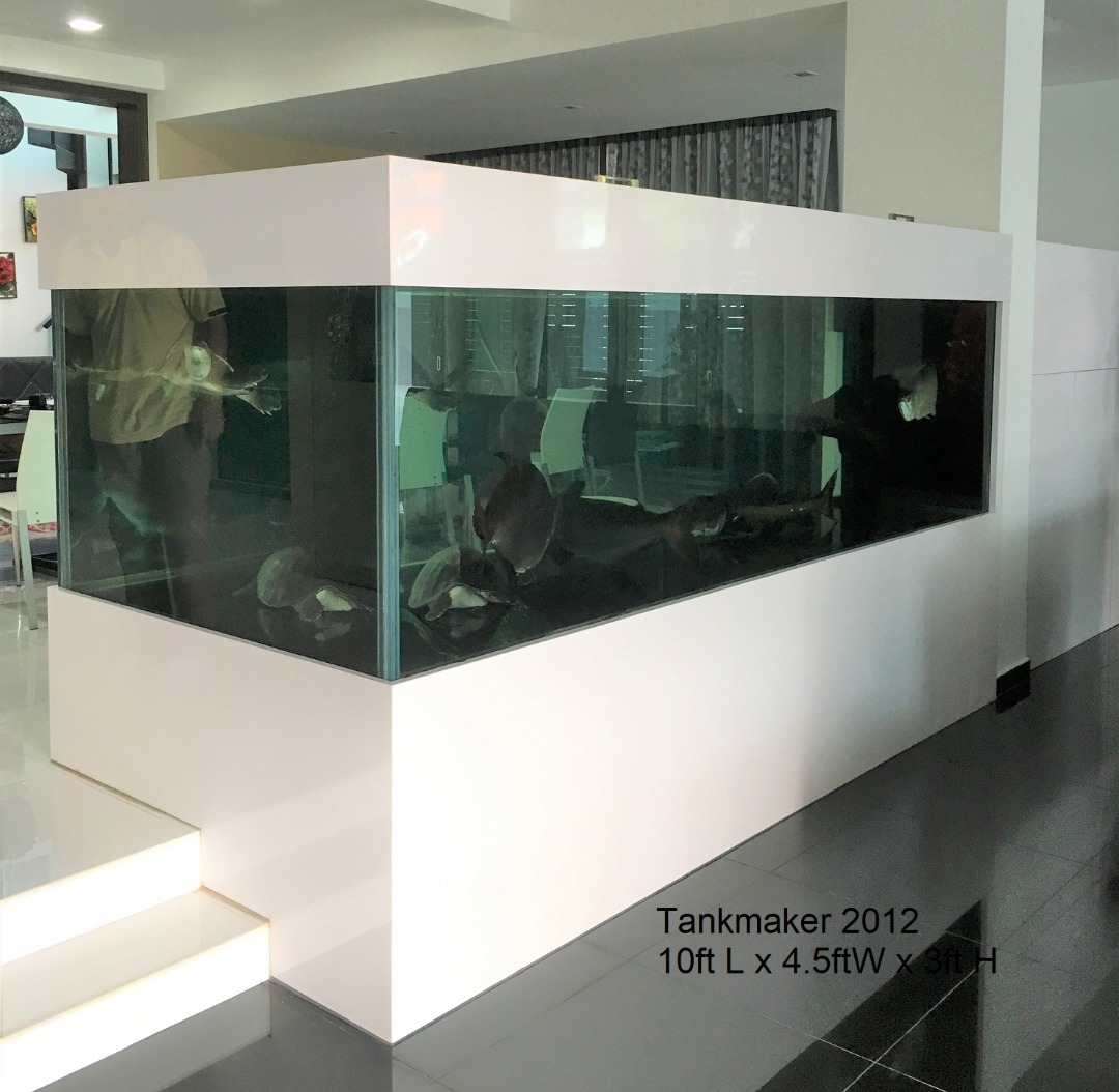 10ft Cabinet Fish Tank (Plug & Play Aquarium with dual Sump), Pet ...