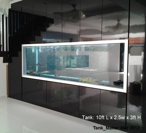 10ft Cabinet Fish Tank (Plug & Play Aquarium with dual Sump), Pet ...