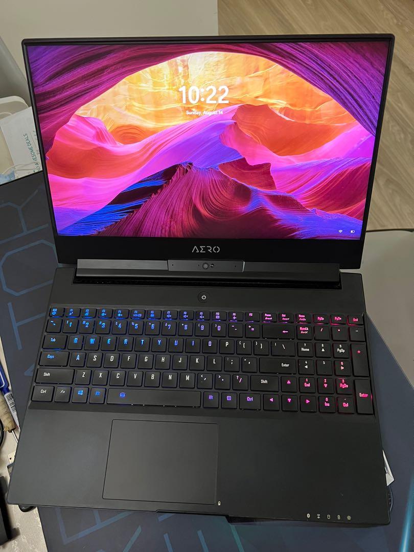 15.6” 144Hz GIGABYTE AERO Gaming Laptop/ i7-8750H/24GB RAM/525GB M.2 ...