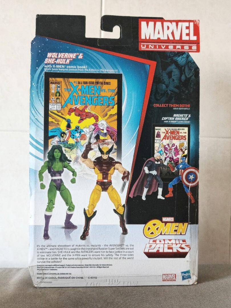 2012 X-Men Wolverine & She-Hulk Comic Pack, Hobbies & Toys, Toys ...