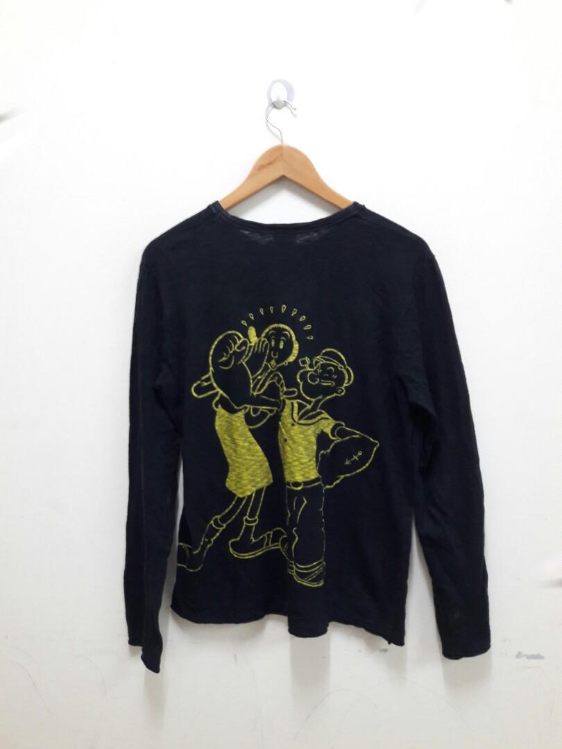 45rpm pig X Popeye, Men's Fashion, Tops & Sets, Tshirts & Polo Shirts ...