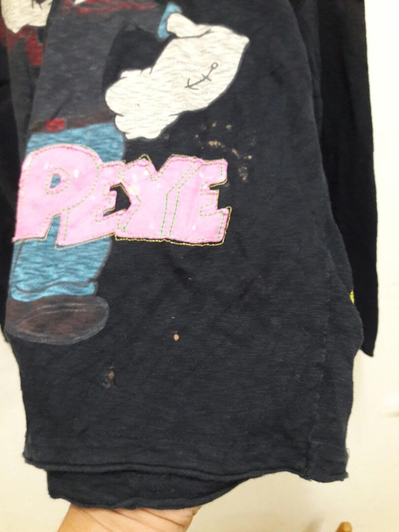 45rpm pig X Popeye, Men's Fashion, Tops & Sets, Tshirts & Polo Shirts ...