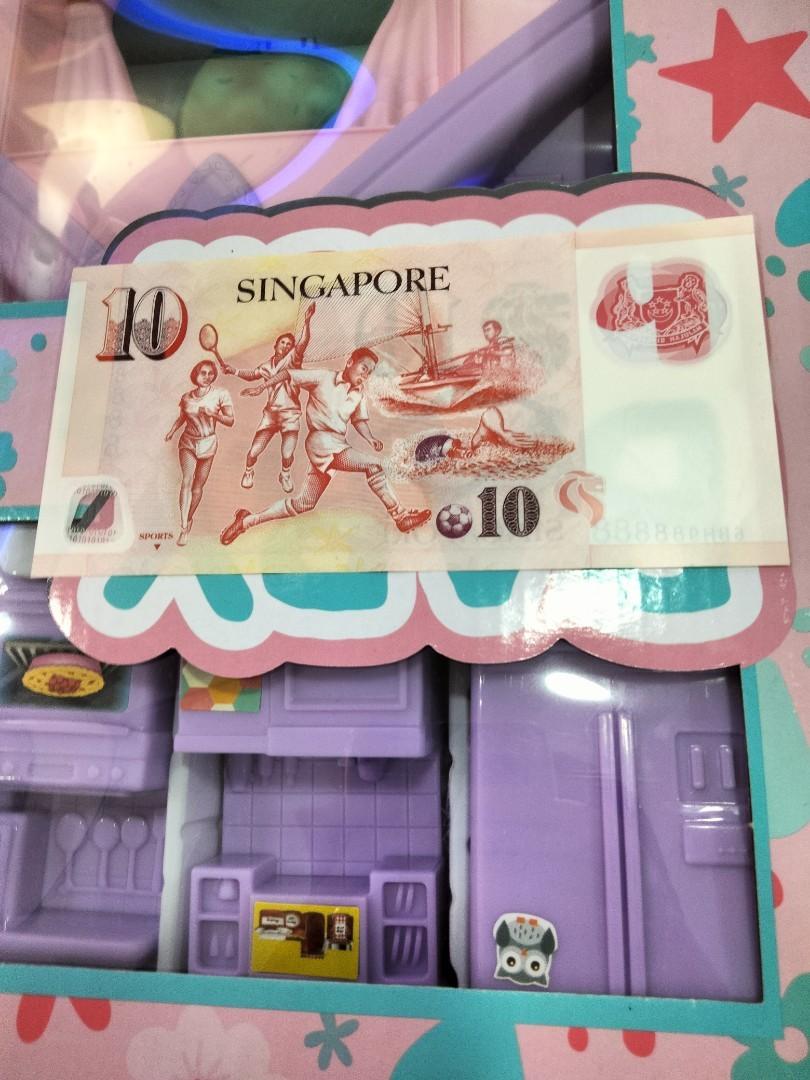 (988888) Super auspicious Fancy number $10 portrait series with ink ...