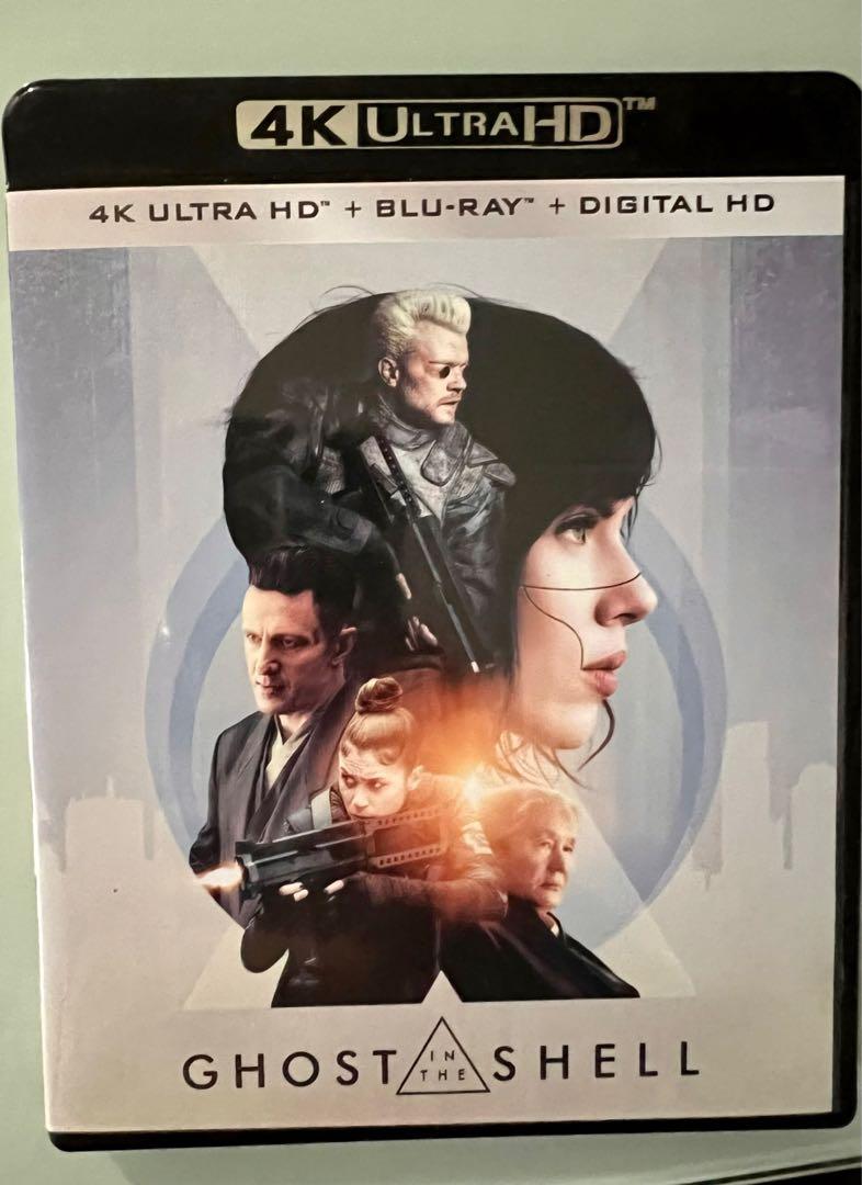 攻殻機動隊 真人電影 4K藍光碟 ghost shell 4K Blu-ray, 興趣及遊戲, 音樂樂器 & 配件, 音樂與媒體 - CD 及 DVD - Carousell