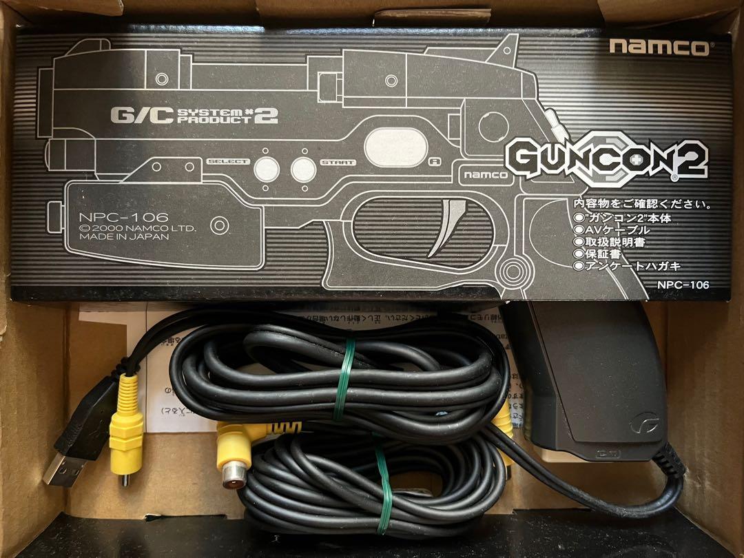 日版 PS2 NAMCO GUNCON GUN CON 2 槍射擊遊戲專用手制 對應各射擊遊戲 如 TIME CRISIS GUN ...