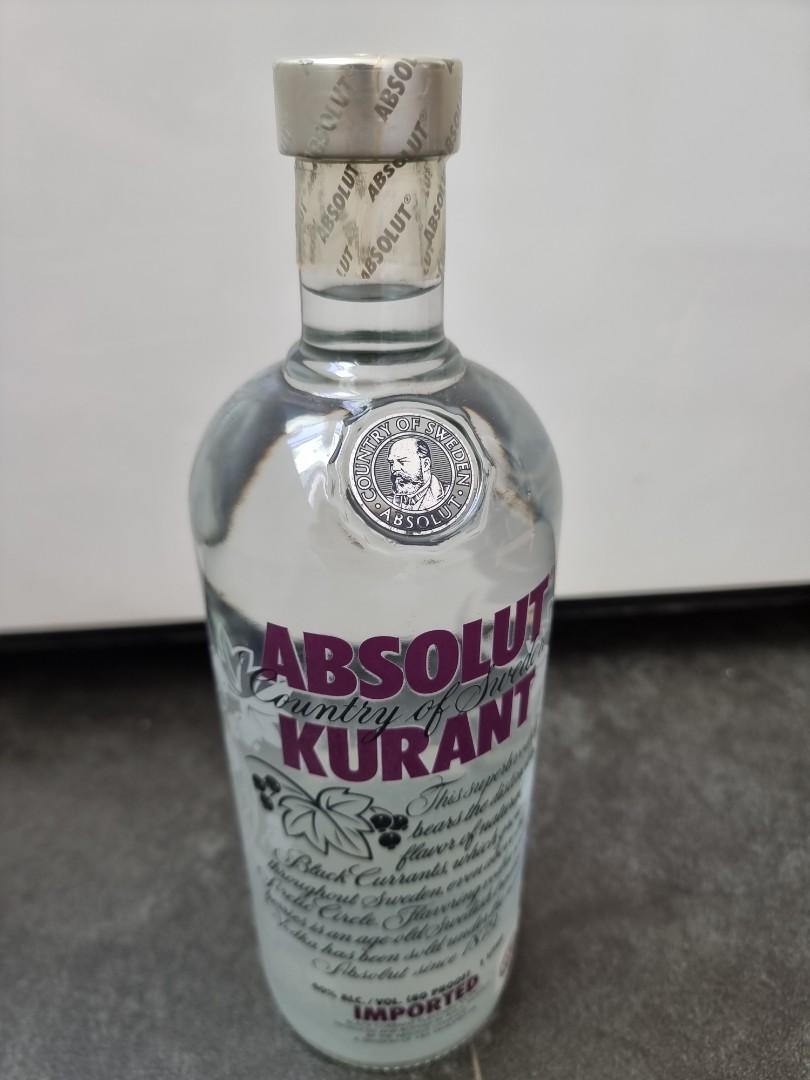 Absolute kurant 1 litre, Food & Drinks, Alcoholic Beverages on Carousell