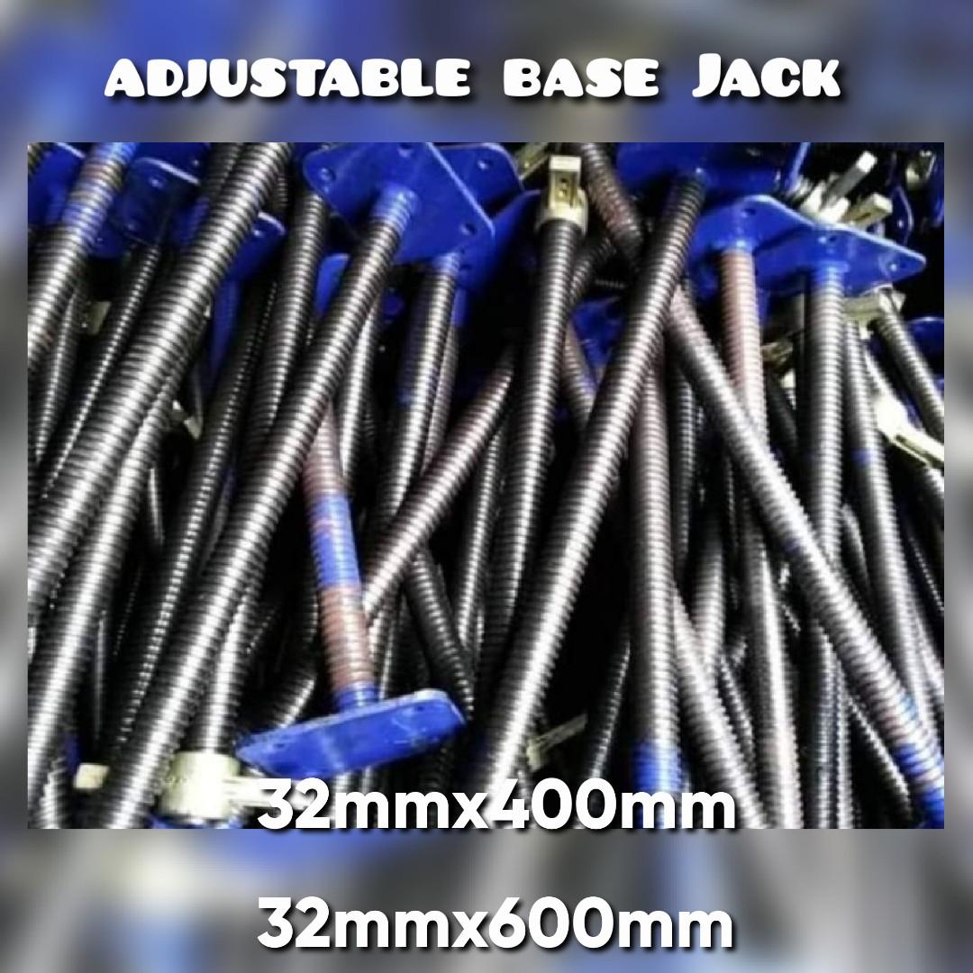 Adjustable Base Jack and u-head (scaffolding), Commercial & Industrial ...