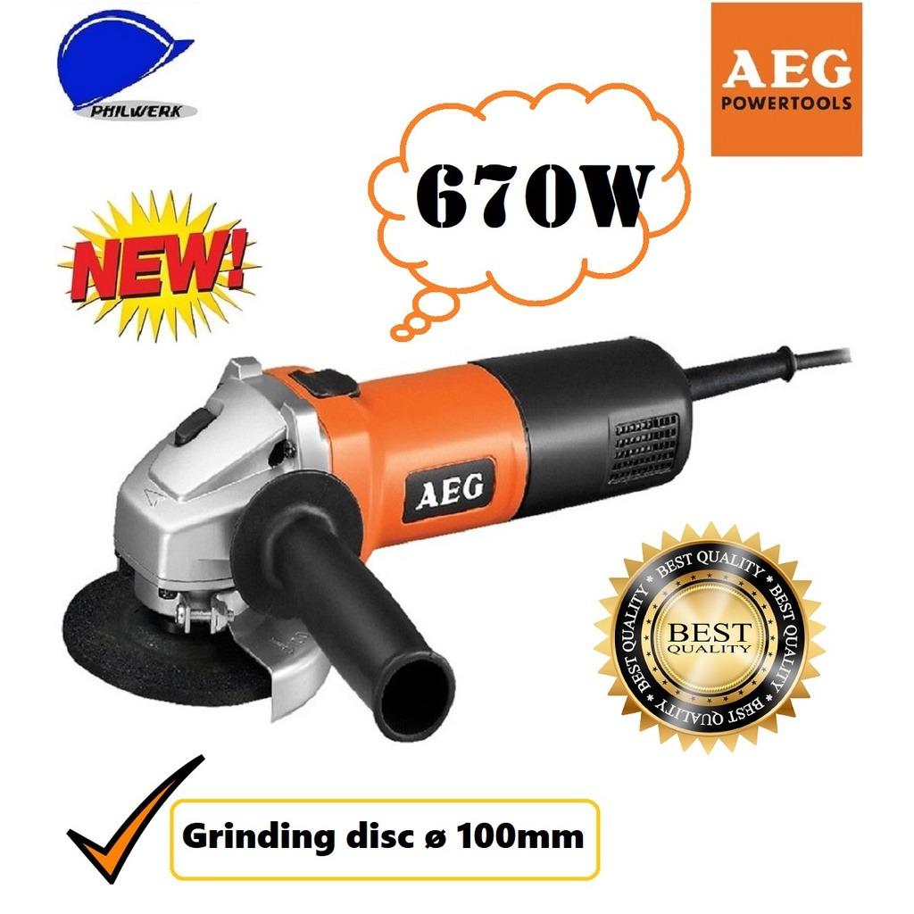 AEG Power Tools Angle Grinder 4" (WS6 100), Commercial & Industrial ...