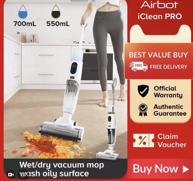 Airbot Iclean pro, TV & Home Appliances, Vacuum Cleaner & Housekeeping ...