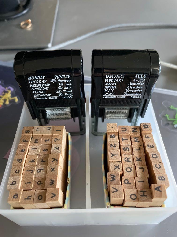 Alphabet, Day and Month Stamps, Hobbies & Toys, Memorabilia ...