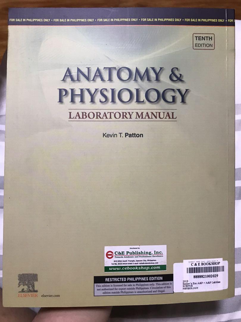 Anatomy And Physiology Laboratory Manual 10th Edition 2019 By Kevin T