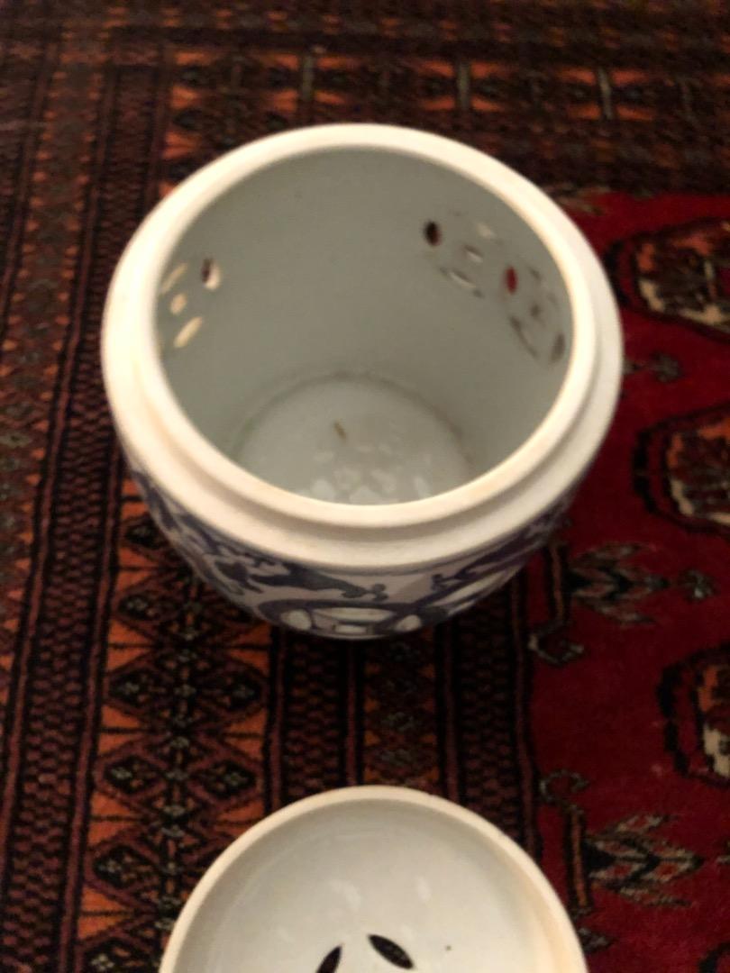 Antique chinese porcelain container, Furniture & Home Living ...
