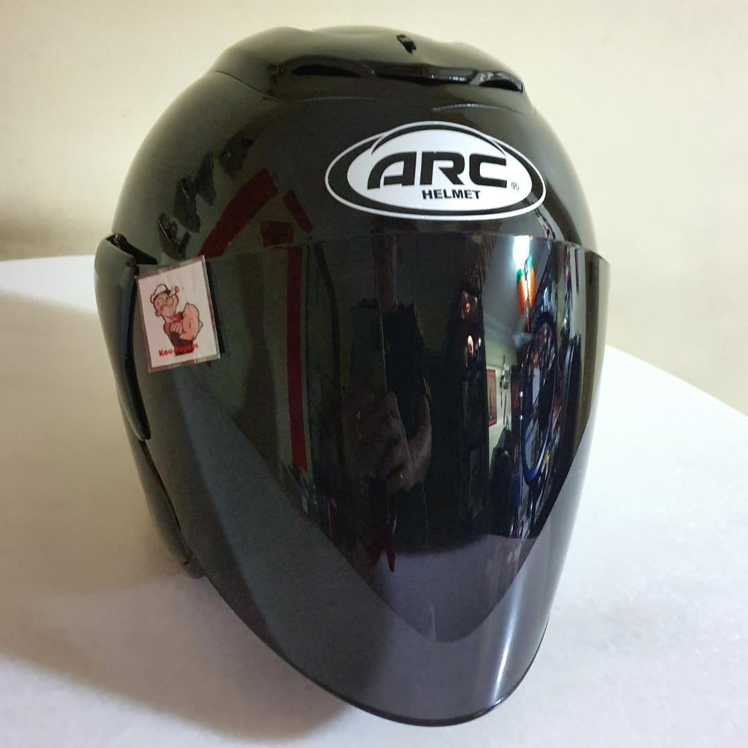 ARC RITZ HELMET BLACK COLOUR, Motorcycles, Motorcycle Accessories on ...