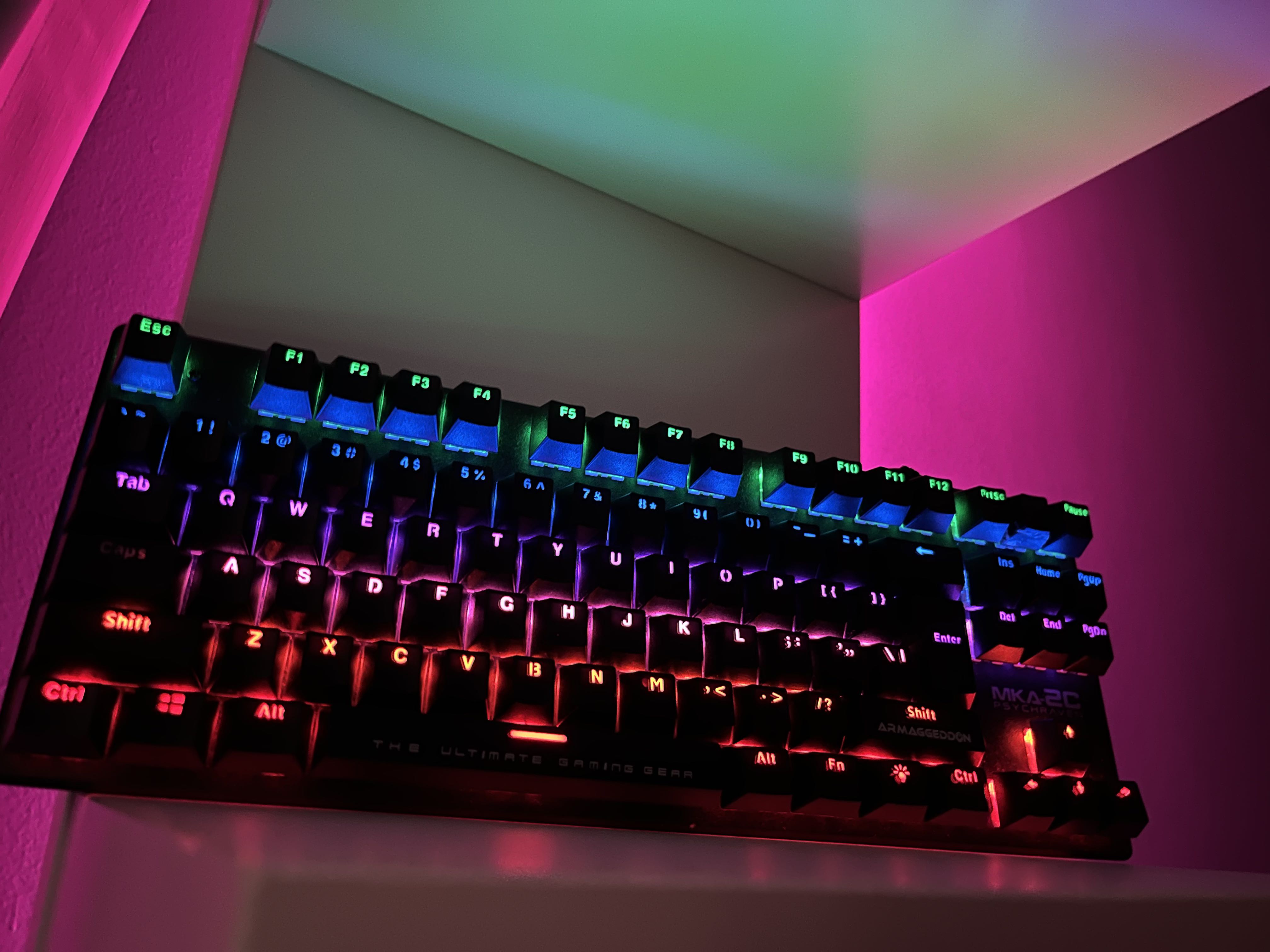 Armageddon MKA 2C Keyboard | BLUE SWITCH | GAMING MECHANICAL KEYBOARD ...