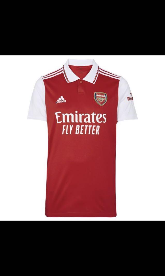 Arsenal home kit 2022-23, Men's Fashion, Activewear on Carousell