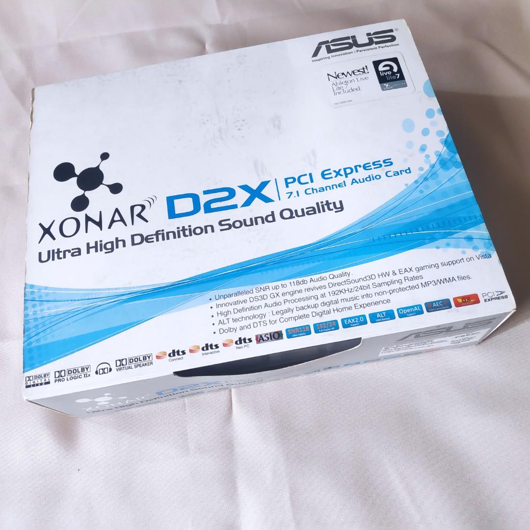 Asus Xonar D2X PCIE Sound Card, Audio, Soundbars, Speakers & Amplifiers ...